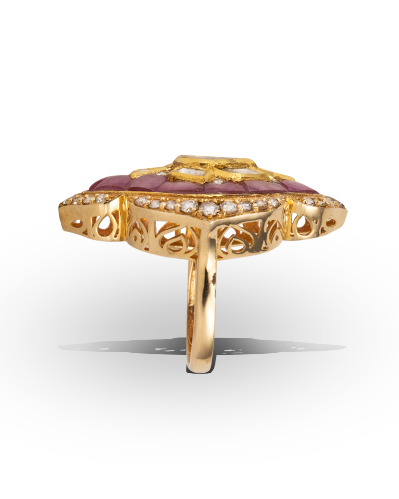 Shop for Ruby Connect Ring online in India | Amaris Jewels – AMARIS