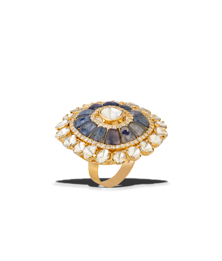 Sapphire Duet Ring – AMARIS BY PRERNA RAJPAL