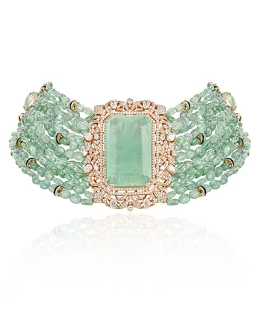 Emerald Overload Necklace | AMARIS JEWELS | Fine Jewelry