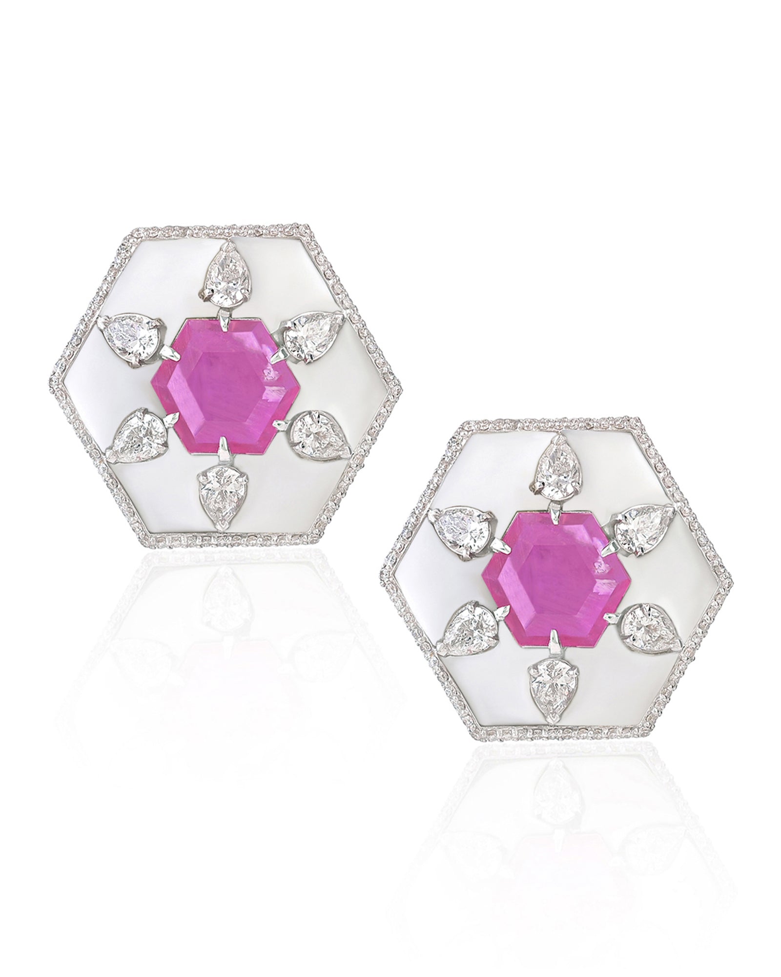 Ruby Glow Earrings | AMARIS JEWELS | Fine Jewelry